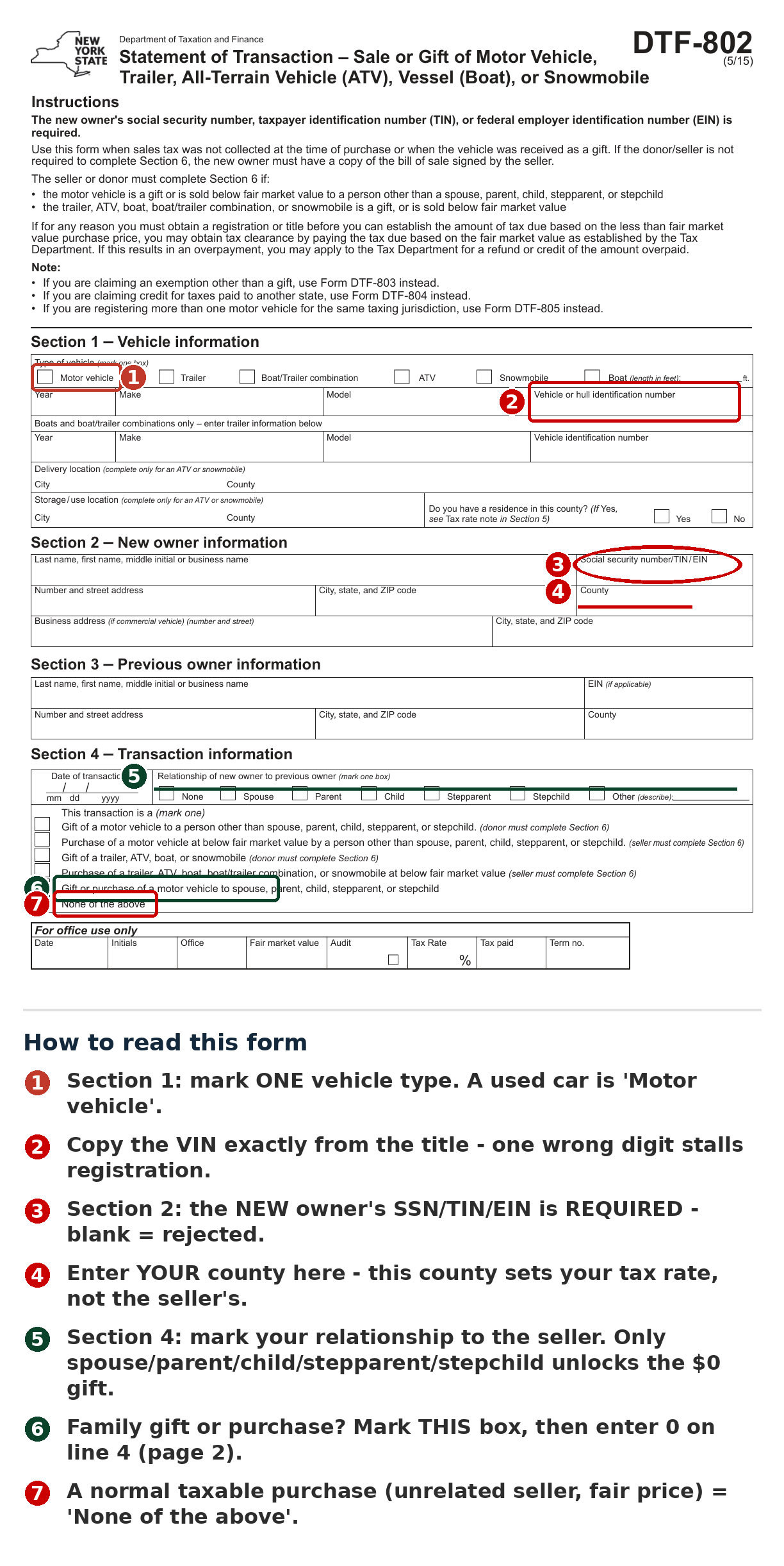 How to Fill Out New York Form DTF-802 (w/Examples) + FAQs